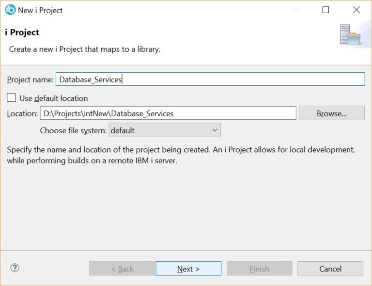 intERPrise Sample RDi to iProject(RDi) setup - Simply i